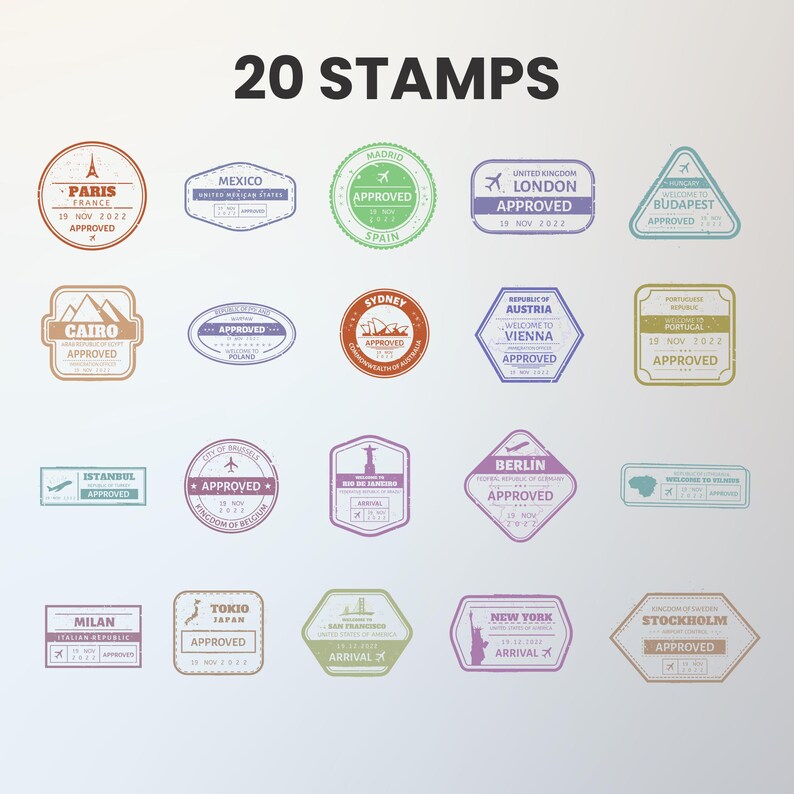 Editable Us Passports for Kids, Printable Passport for Kid for Playing ...