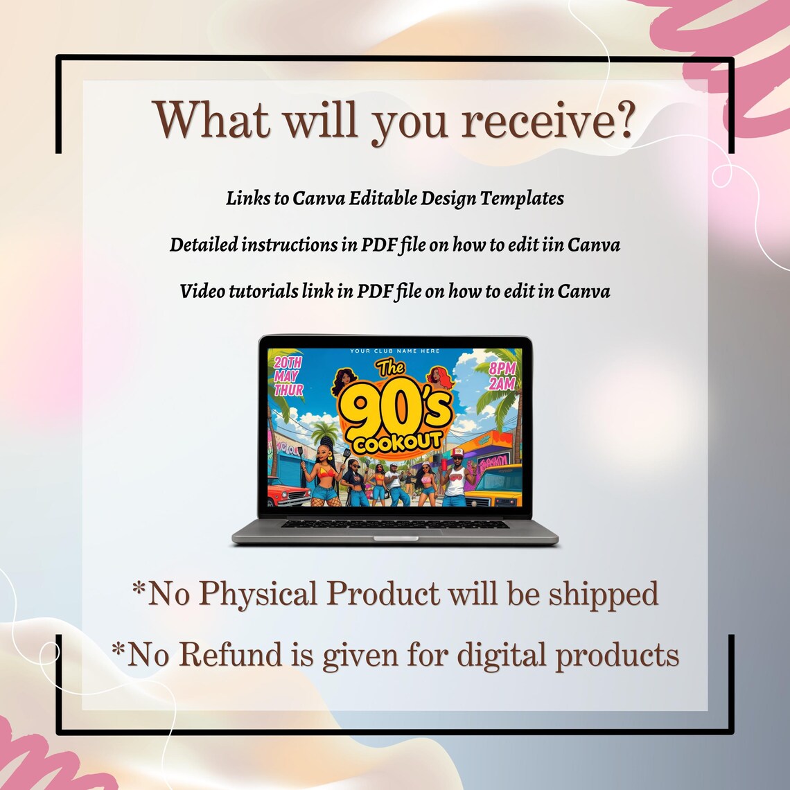 Freaknik Party Flyer, 90's Cookout Flyer, Nightclub Flyer, Pool Mansion ...