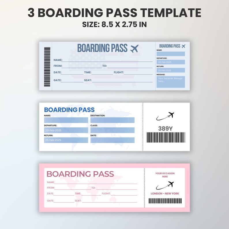 Editable Us Passports for Kids, Printable Passport for Kid for Playing ...