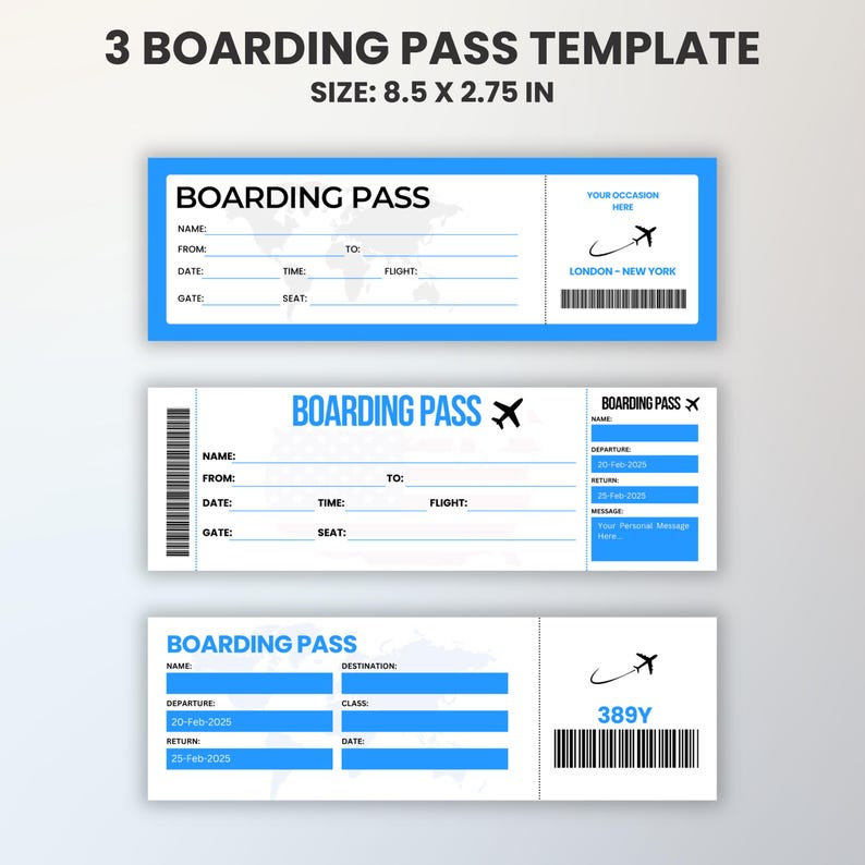 Editable Us Passports for Kids, Printable Passport for Kid for Playing ...