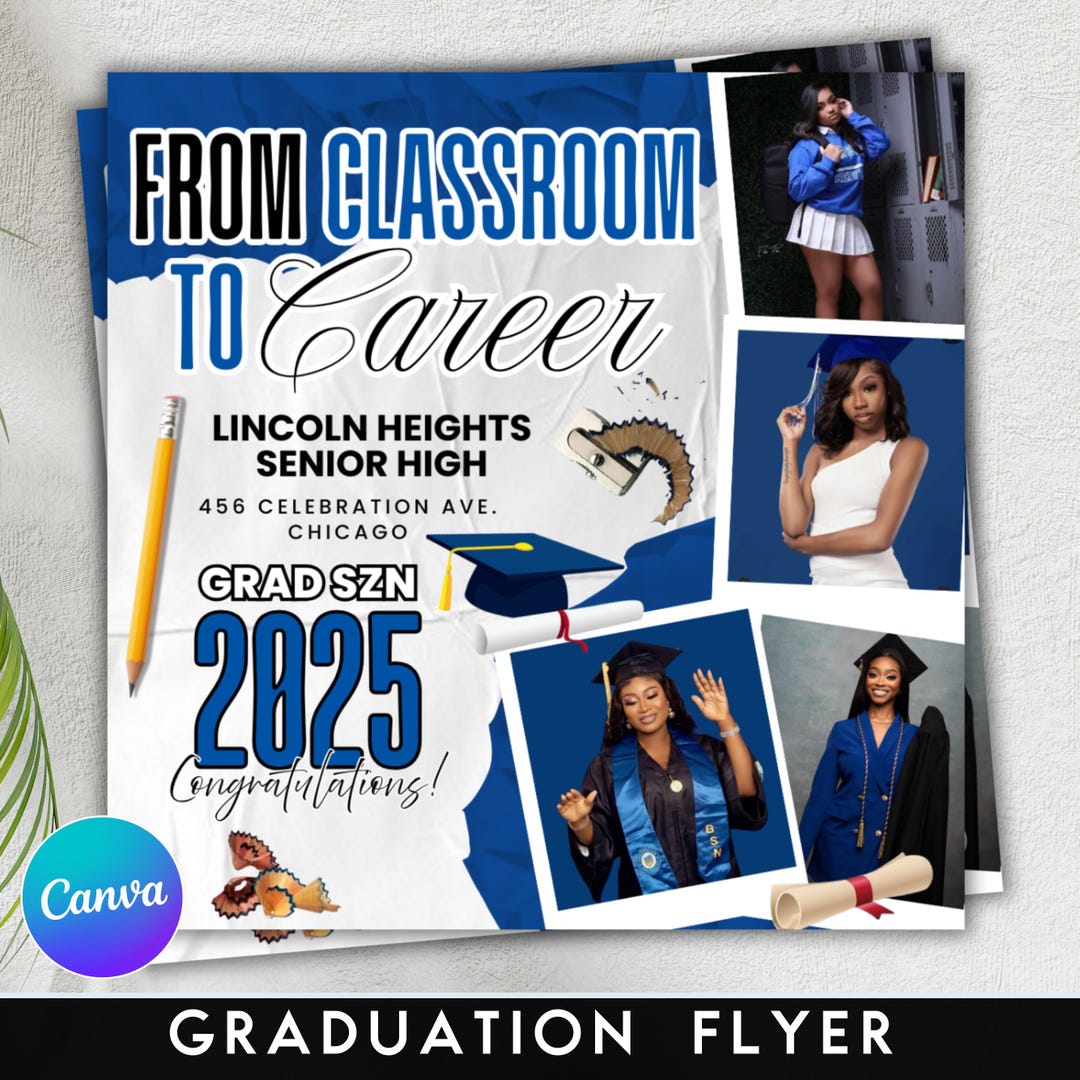 Graduate Flyer, Graduation Party, Graduation Invitation, Grad She Did ...