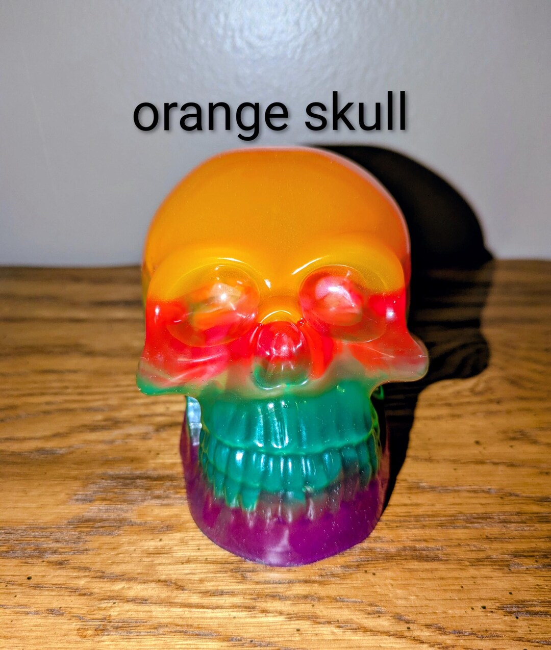 Trippie Uv Blacklight Colorful Skull - Etsy