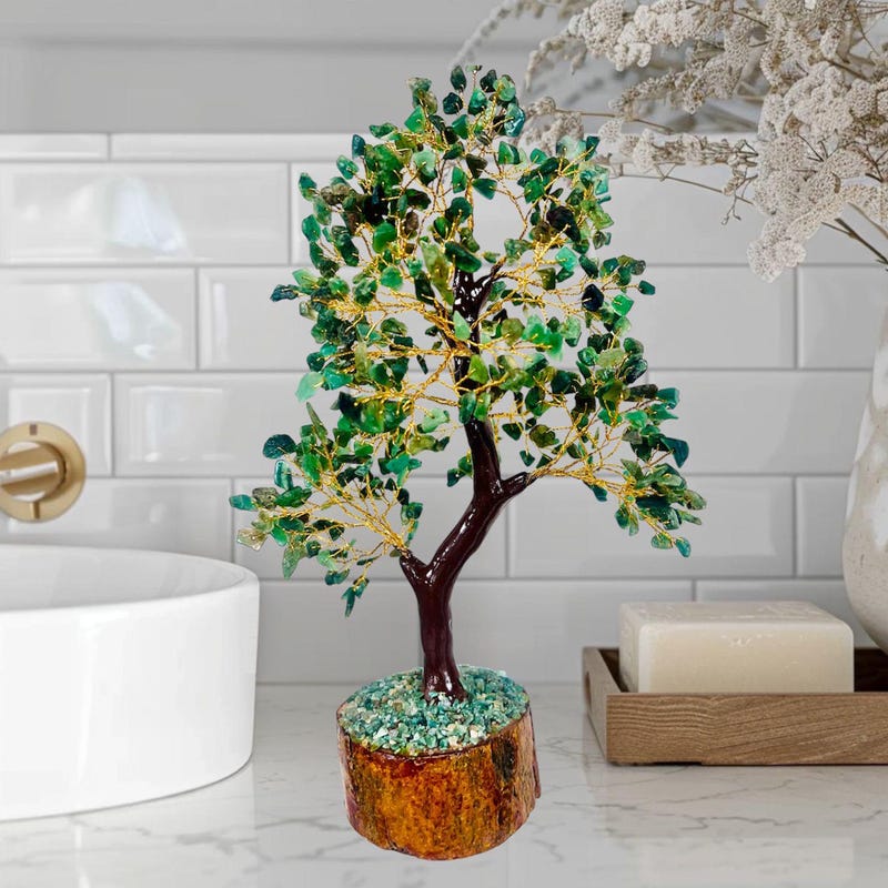 Chakra Tree Green - Etsy UK