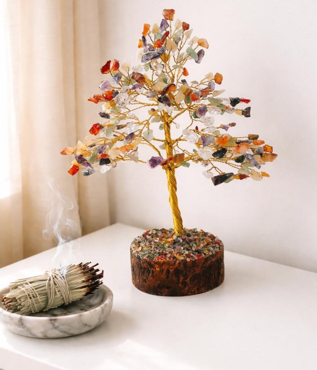 Crystal Tree, Healing Crystal Tree, Gemstone Tree, Tree of Life, Bonsai ...