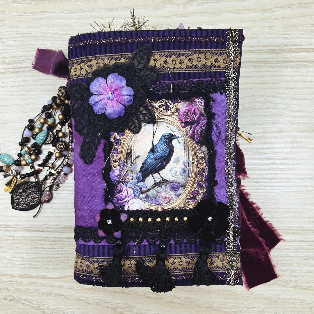 Chunky Raven Junk Journal - Etsy