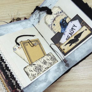 Chunky Raven Junk Journal - Etsy