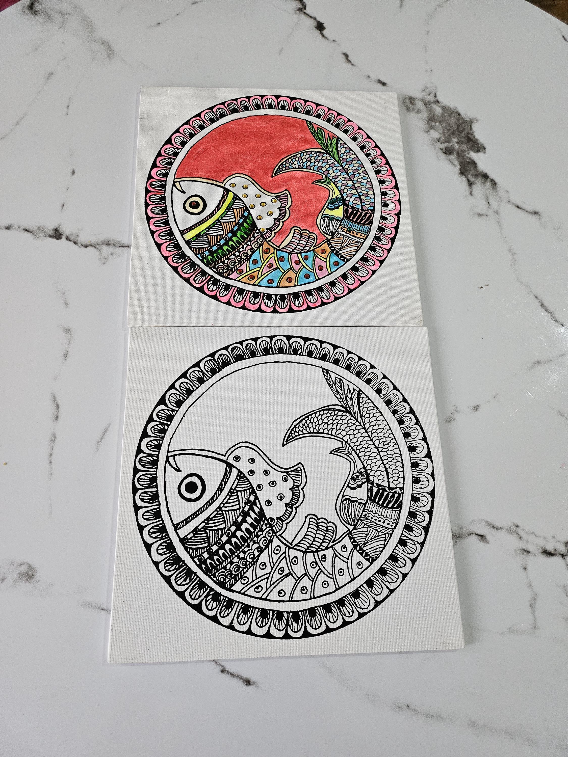 DIY Madhubani Art Kit – Indian Folk Art Painting Set | Perfect Gift for ...