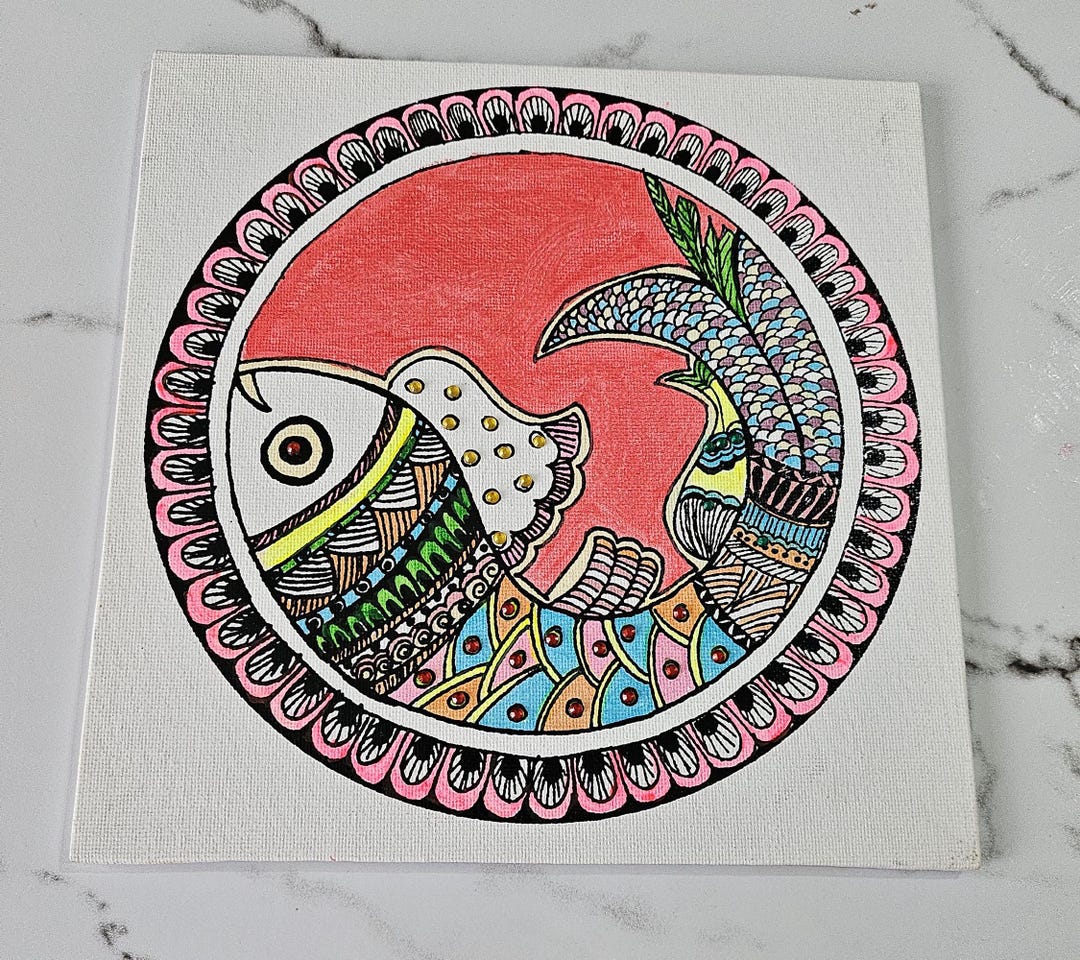 DIY Madhubani Art Kit – Indian Folk Art Painting Set | Perfect Gift for ...