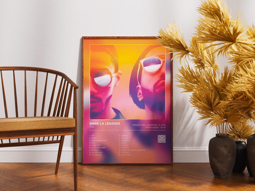 In the Legend PNL Poster Rap Poster French Rap Rap Album Poster Digital ...