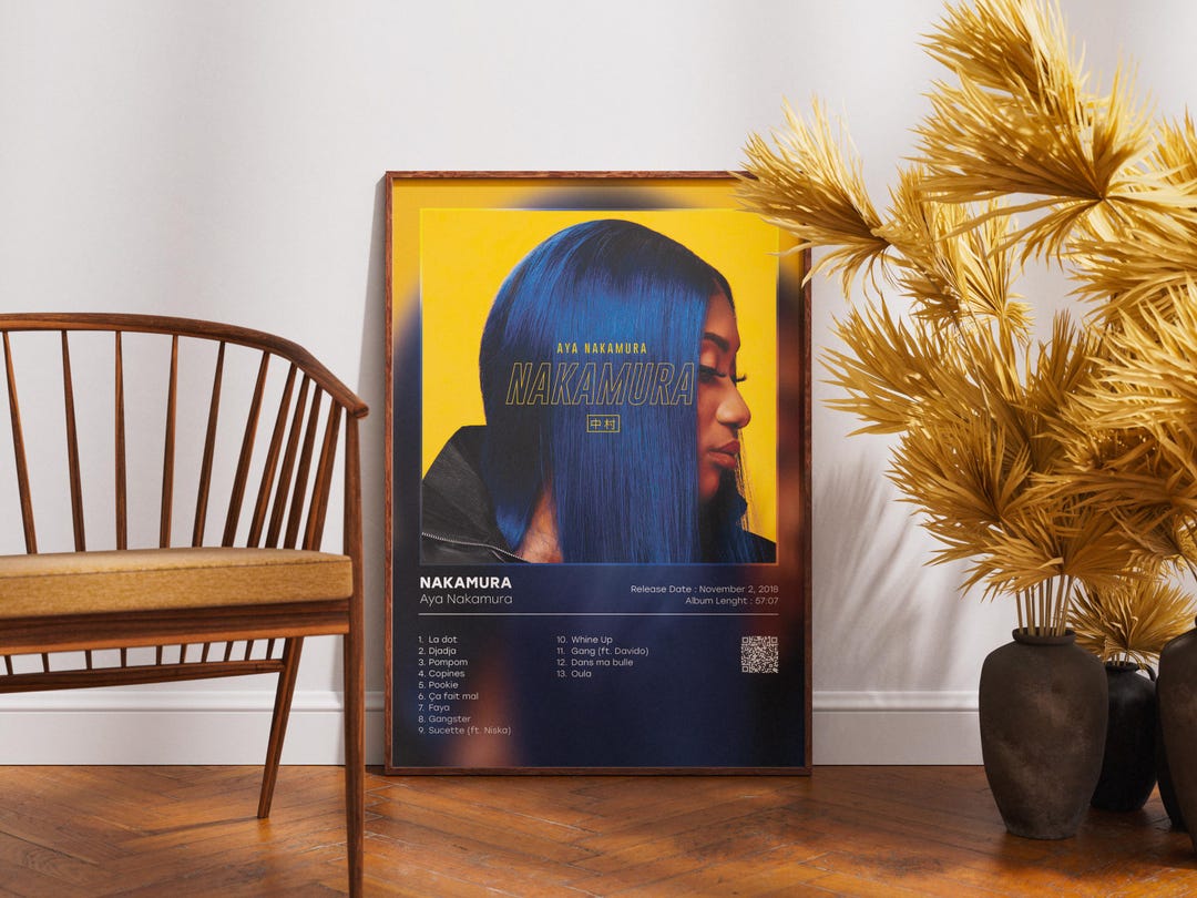 Aya NAKAMURA Poster | Rap Poster | French Rap | Rap Album Poster ...