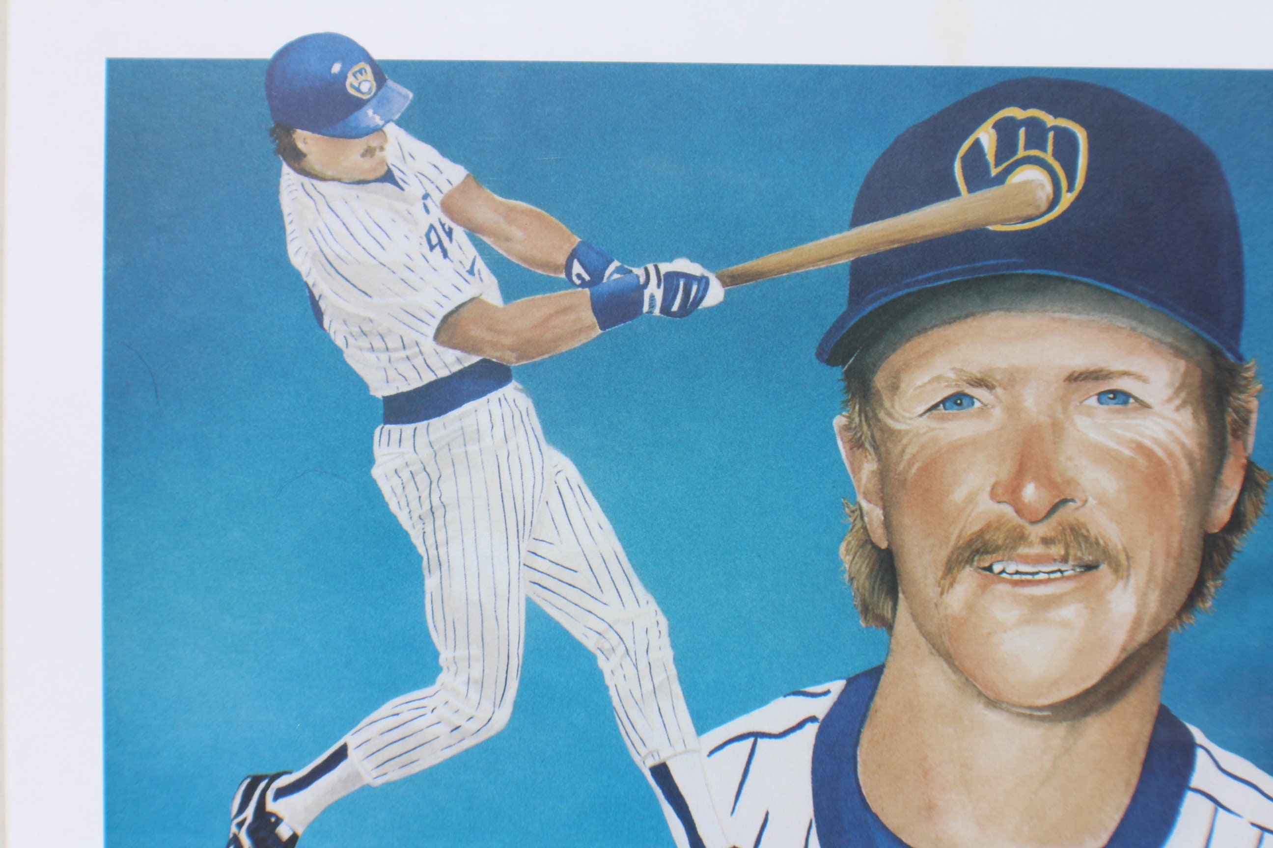 Robin Yount 3000th Hit Artist Signed Print Limited Edition of 500 C ...