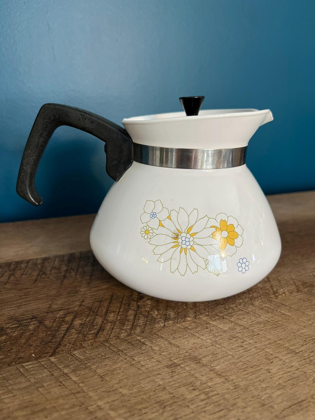 Vintage Corningware Floral Bouquet Teapot 6-cup - Etsy