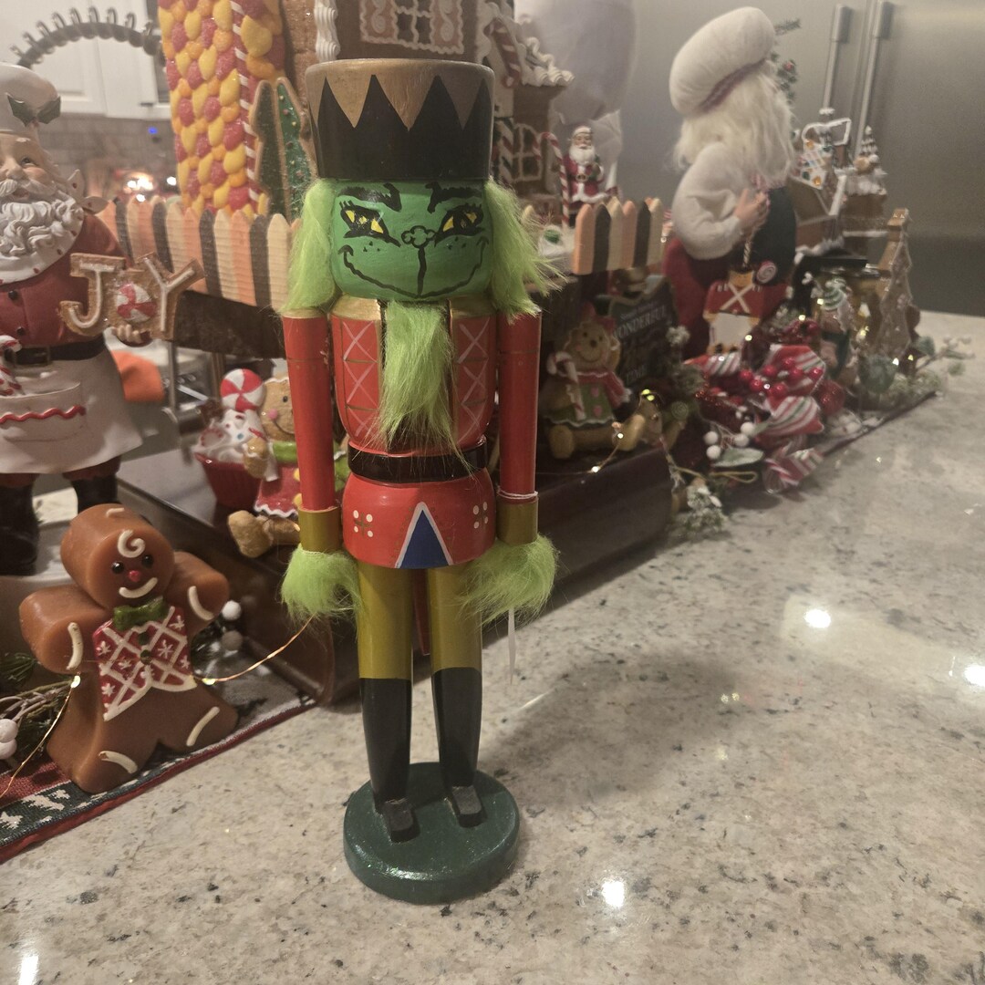 Custom Grinch Nutcracker - Etsy
