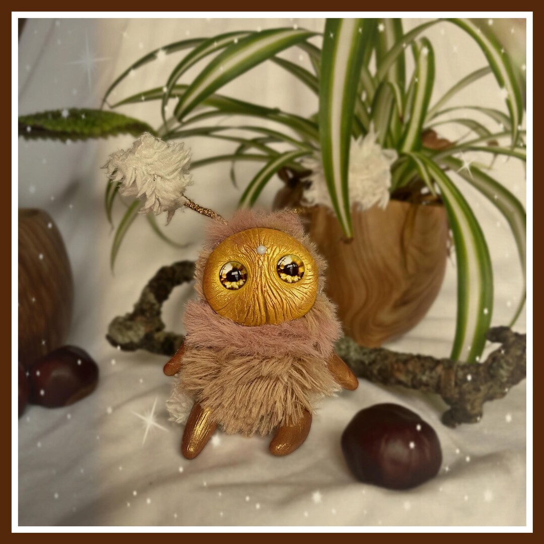 Moth Mini Plushie Handmade, Upcycled, Ecofriendly Art Doll - Etsy