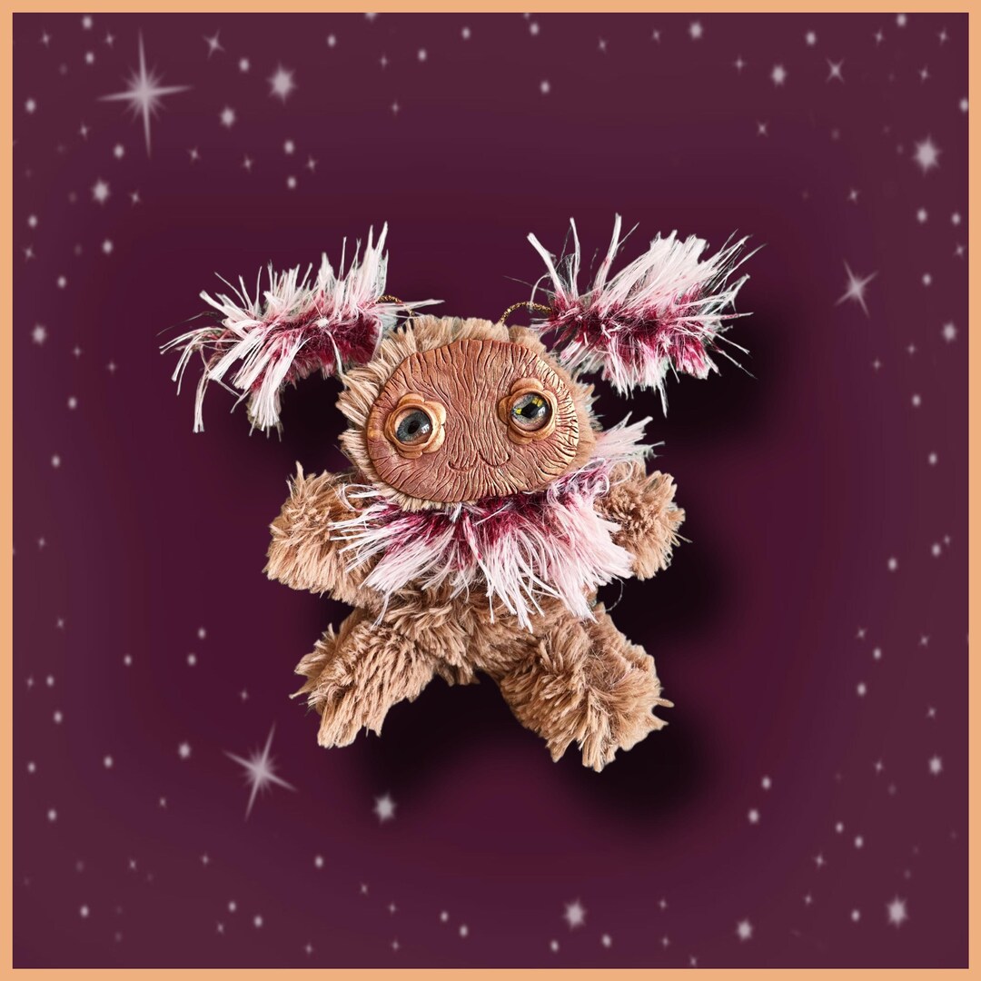 Moth Plushie, Extra Fluffy Handmade, Upcycled, Ecofriendly Art Doll - Etsy