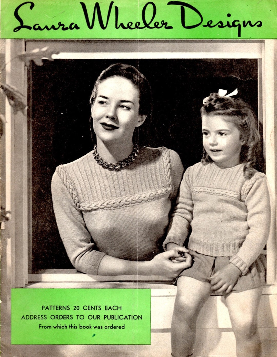 Laura Wheeler Designs Catalog Crochet Gloves Handbag Hats Sweaters ...