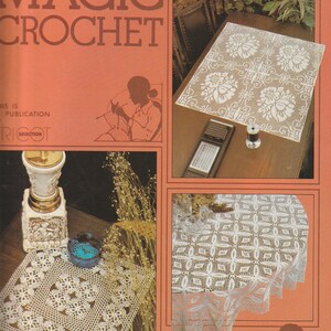Magic Crochet Sunflower Doily Pineapple Runner Scrolls and Lacets ...