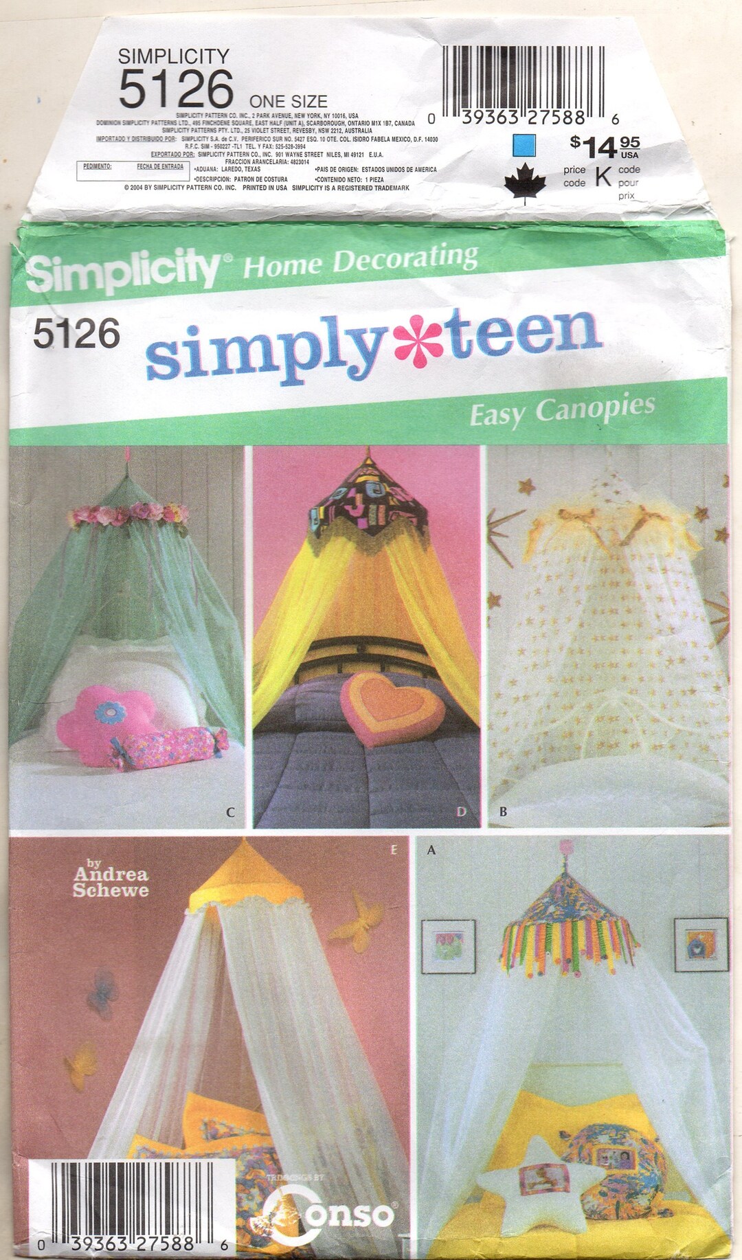 Bed Canopies Hung From 18 Inch Diameter Embroidery Hoop Uncut Craft ...