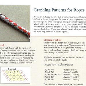 Patterns and Graphing for Bead Crochet Ropes Learn How to Make DIY ...