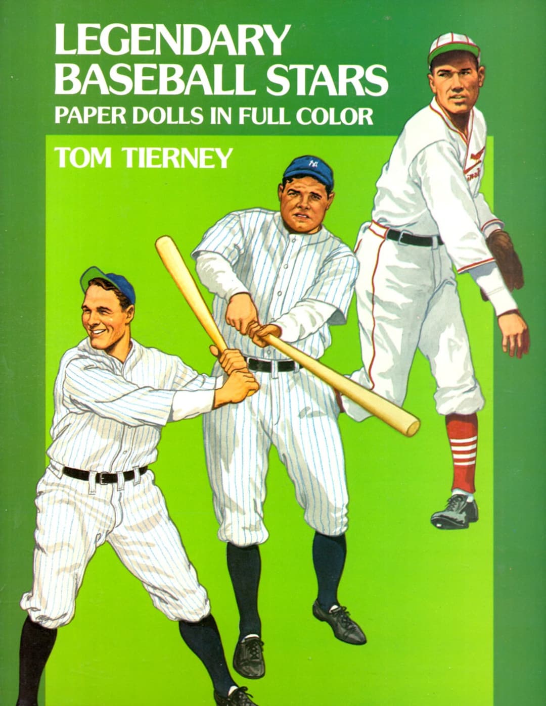 Legendary Baseball Stars Paper Dolls in Full Color Cy Young Honus ...