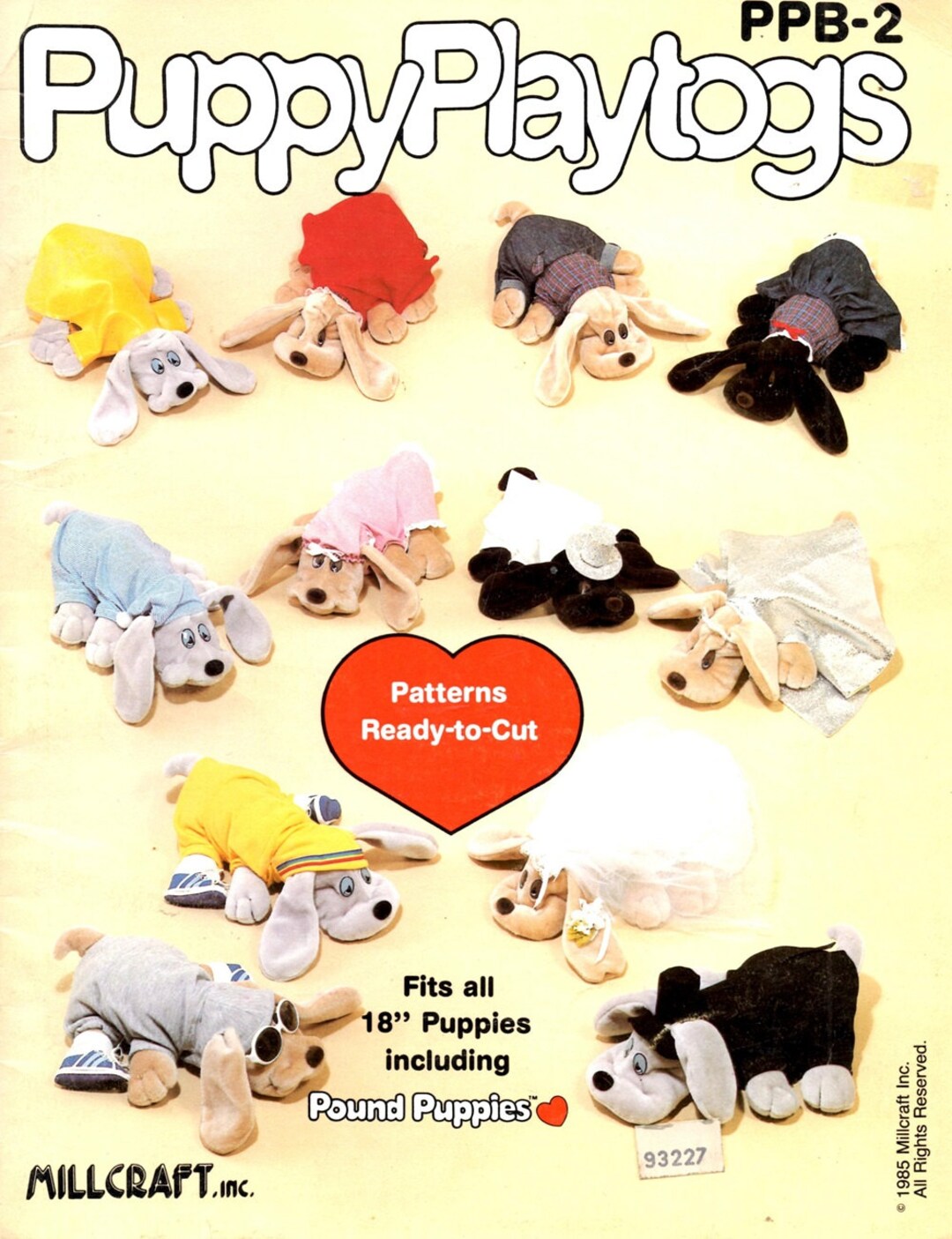 Puppy Playtogs Plush 18 Inch Dogs Tuxedo Jacket Pants Blouse Dress ...