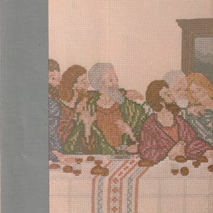 Last Supper Jesus Christ and Disciples Around a Dinner Table Counted ...