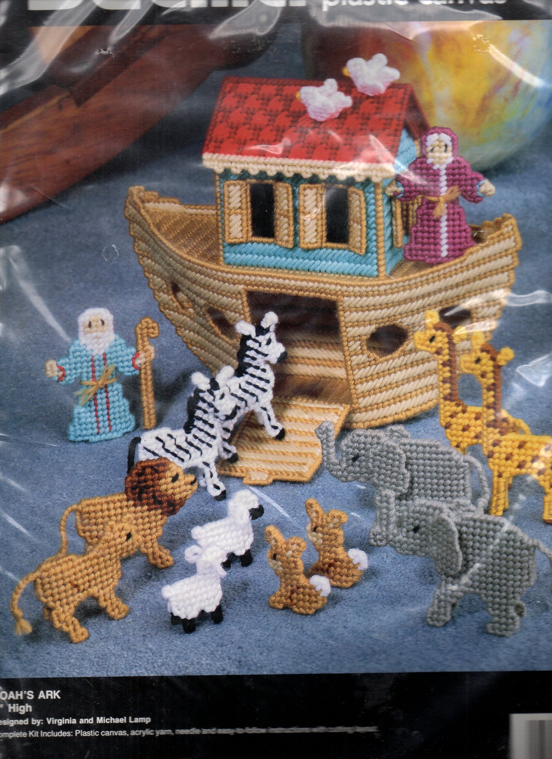 Noah's Ark Kit Wife and 7 Pairs of Animals 9 Inch Boat - Etsy