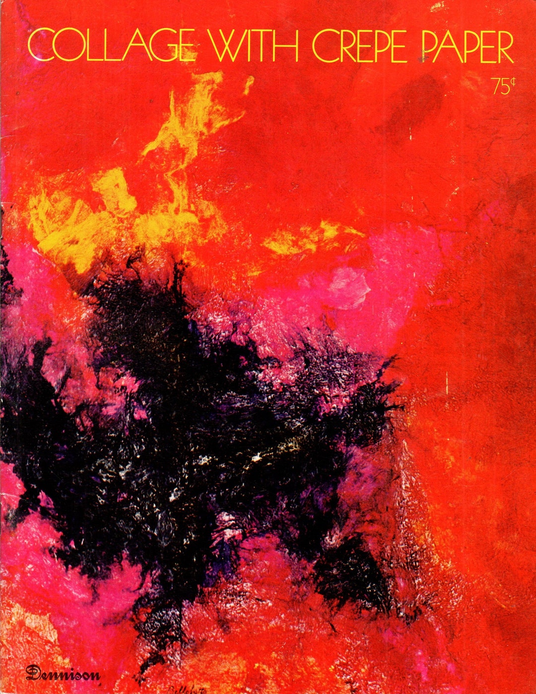 Collage With Crepe Paper Texture Tactile Crayon Color Combinations Art ...