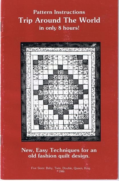 Trip Around the World Quilting Pattern to Make in Only 8 Hours | Etsy