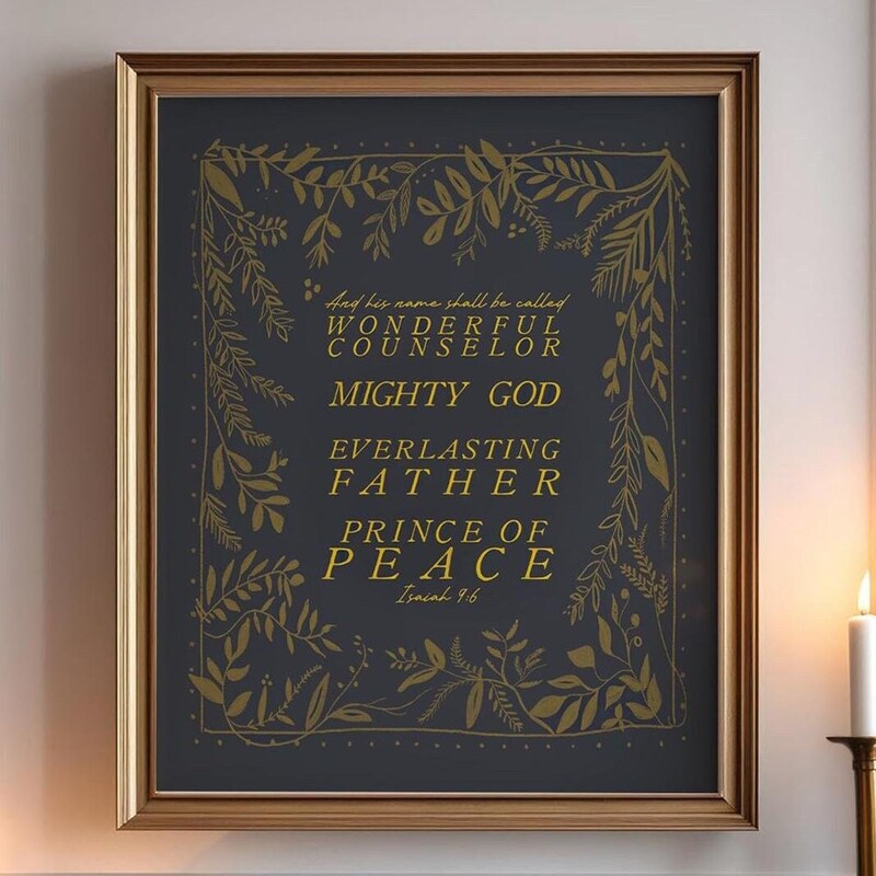 Isaiah 9 6 - Etsy