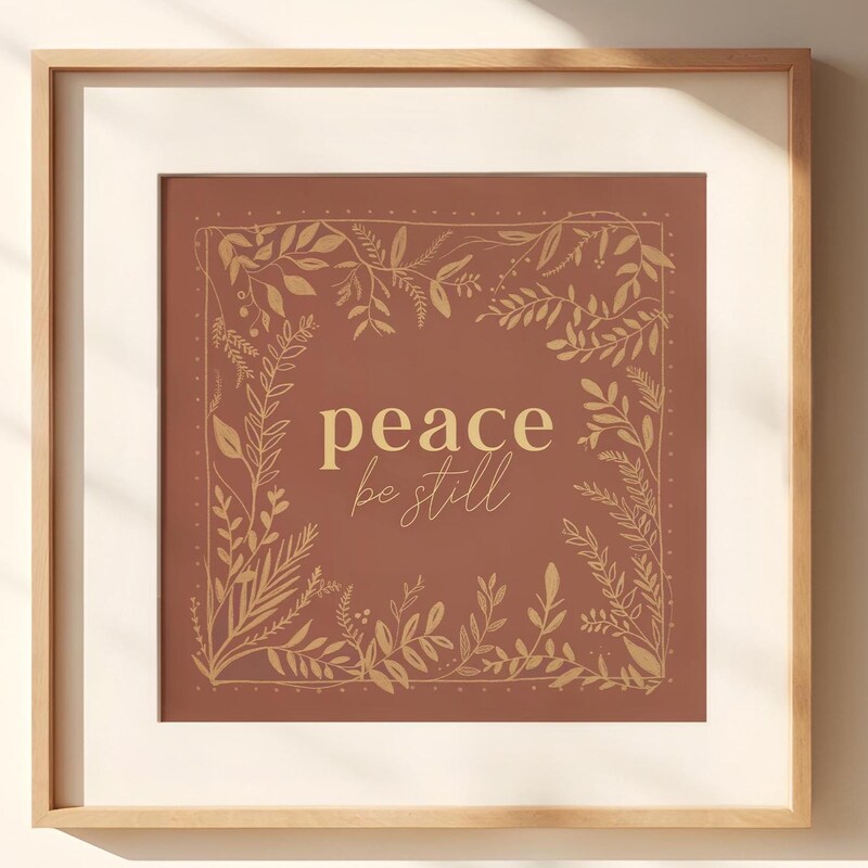 Peace Be Still - Etsy