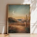 Abstract Desert Landscape Art Print: Yellow Boho Home Decor - Etsy