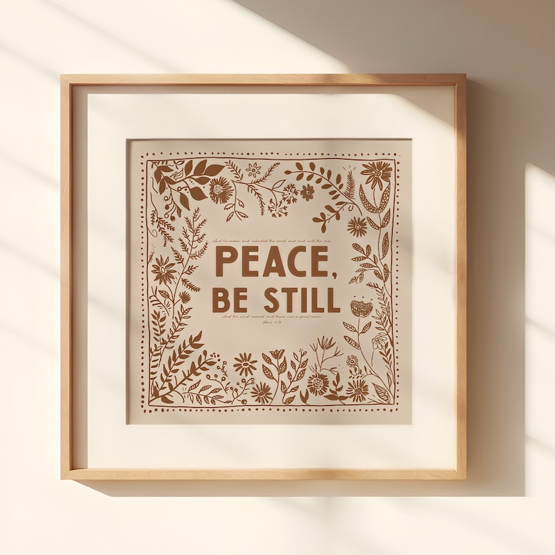 Peace Be Still - Etsy