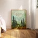 J.R.R. Tolkien Quote Wall Art, LOTR Print, Misty Mountains, Lord of the ...