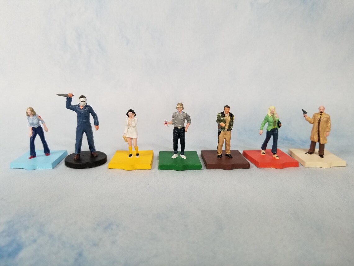 Halloween Hand-painted Miniature Figures - Etsy