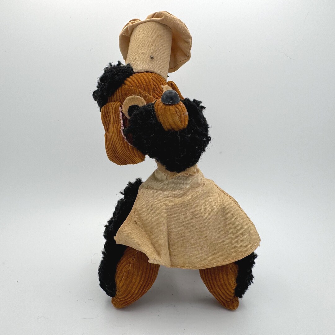 Vintage MCM Chef Poodle Stuffed Animal, Japan - Etsy