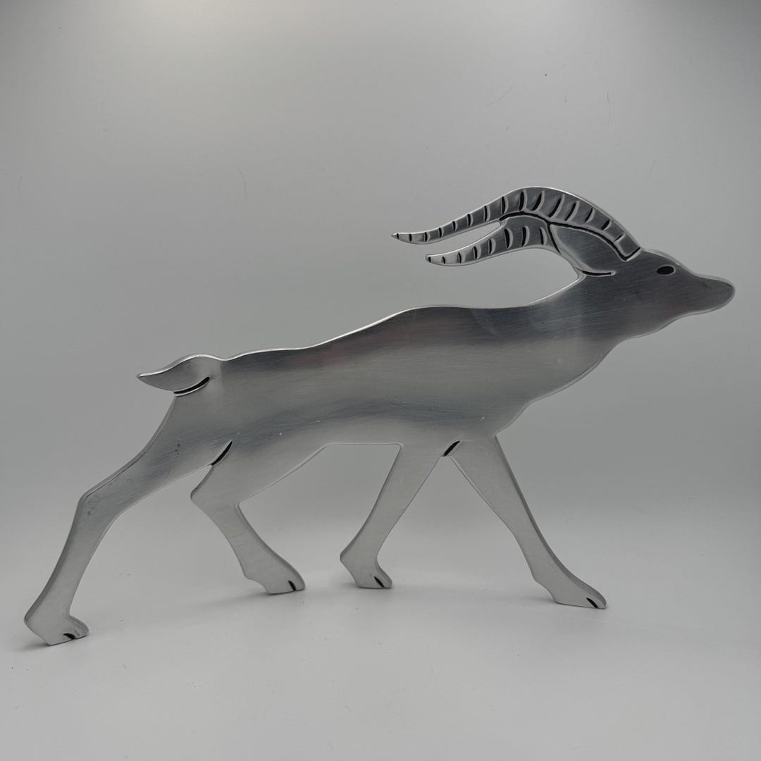 Vintage Curved Metal Gazelle by Hallmark (HMK. CDS) - Etsy