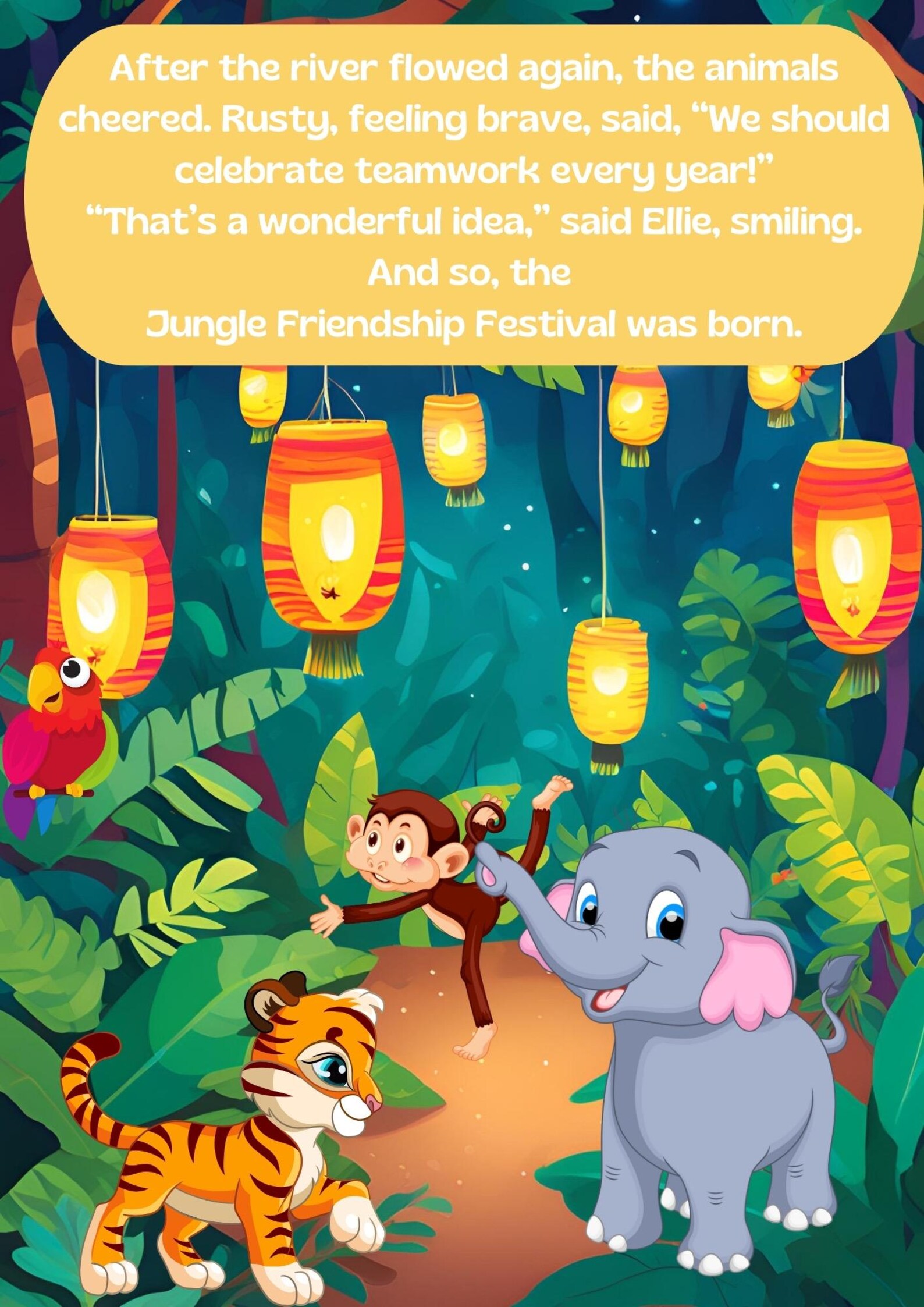 Jungle Friends Storybook & Activity Pack for Kids – Printable PDF With ...
