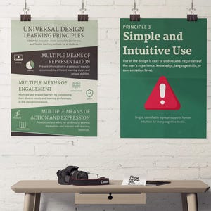 Universal Design for Learning Principles Printable Posters Teaching and ...