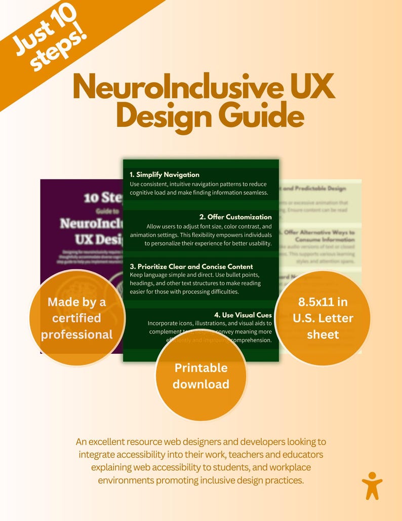10 Step Guide Neuroinclusive Design for UX and UI Designers and Digital ...