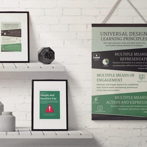 Universal Design for Learning Principles Printable Posters Teaching and ...