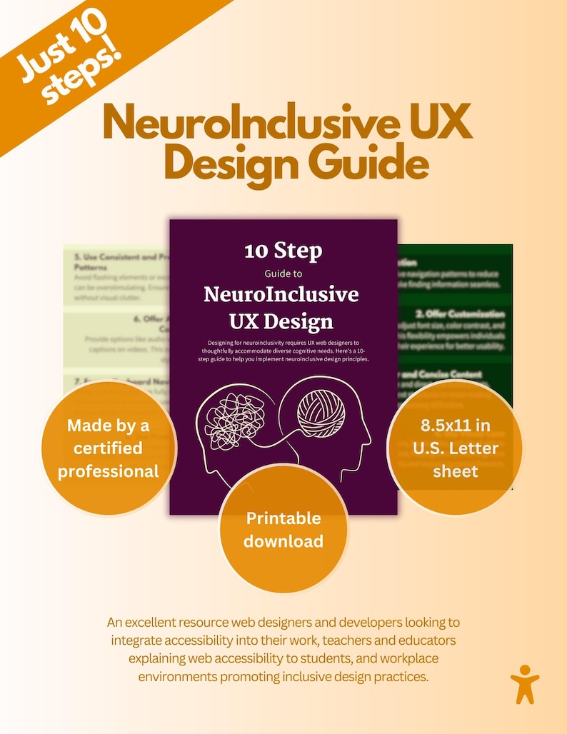 10 Step Guide Neuroinclusive Design for UX and UI Designers and Digital ...