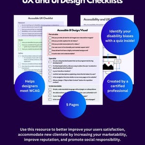 UX/UI Accessibility Checklist Audit for Mobile and Desktop WCAG 2.2 ...
