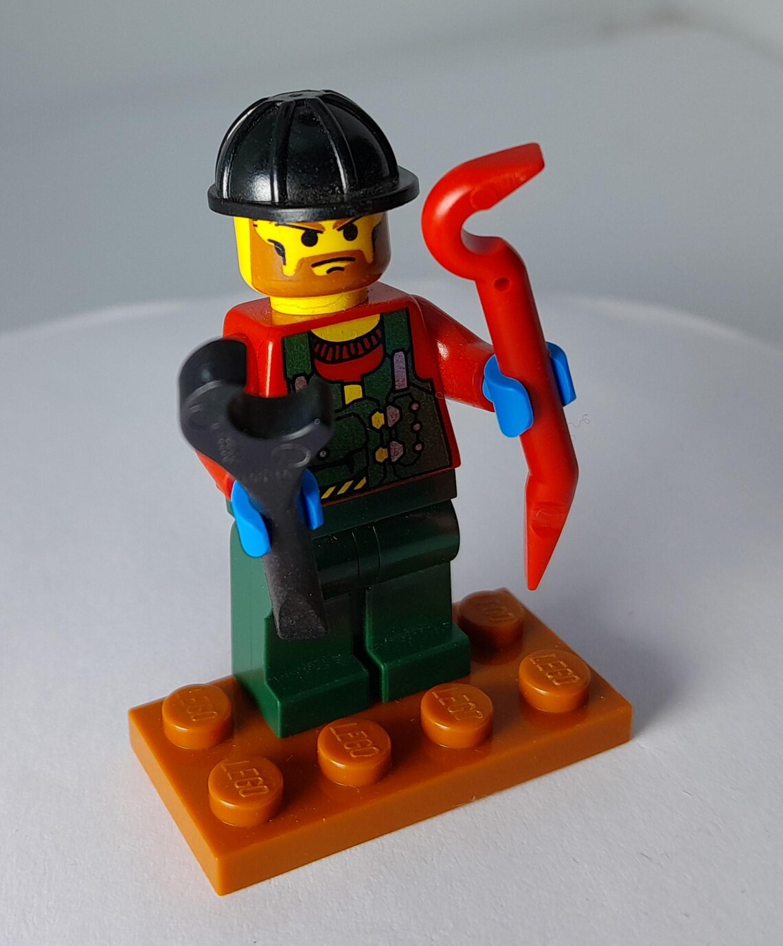 Plumber Figure - Custom Built From Genuine Lego. - Etsy
