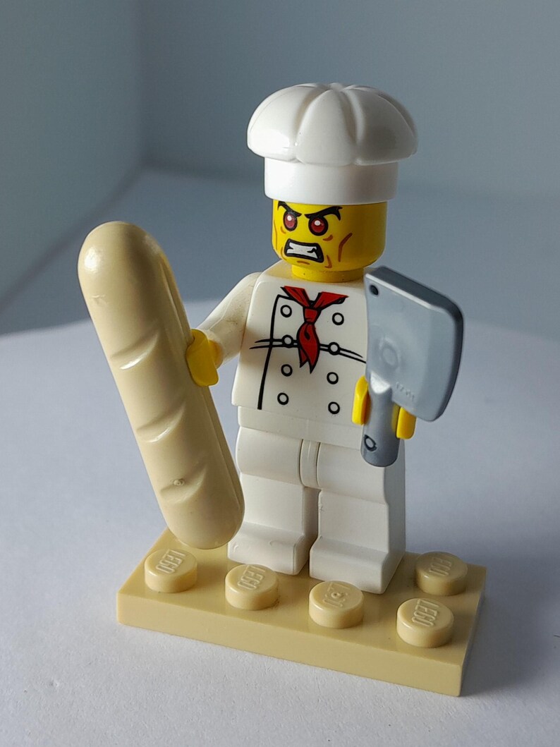 Angry Chef Gordon Ramsay Figure - Custom Built From Genuine Lego. - Etsy