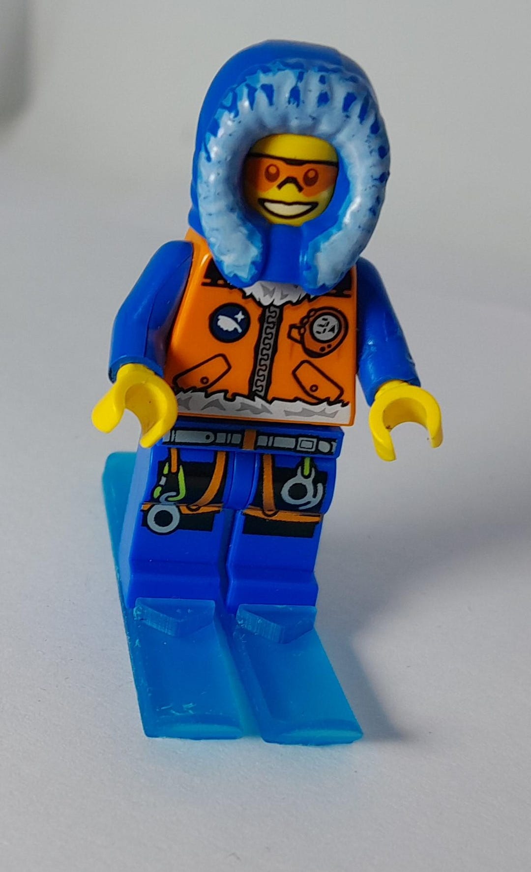 Skier Figure - Custom Built From Genuine Lego. - Etsy