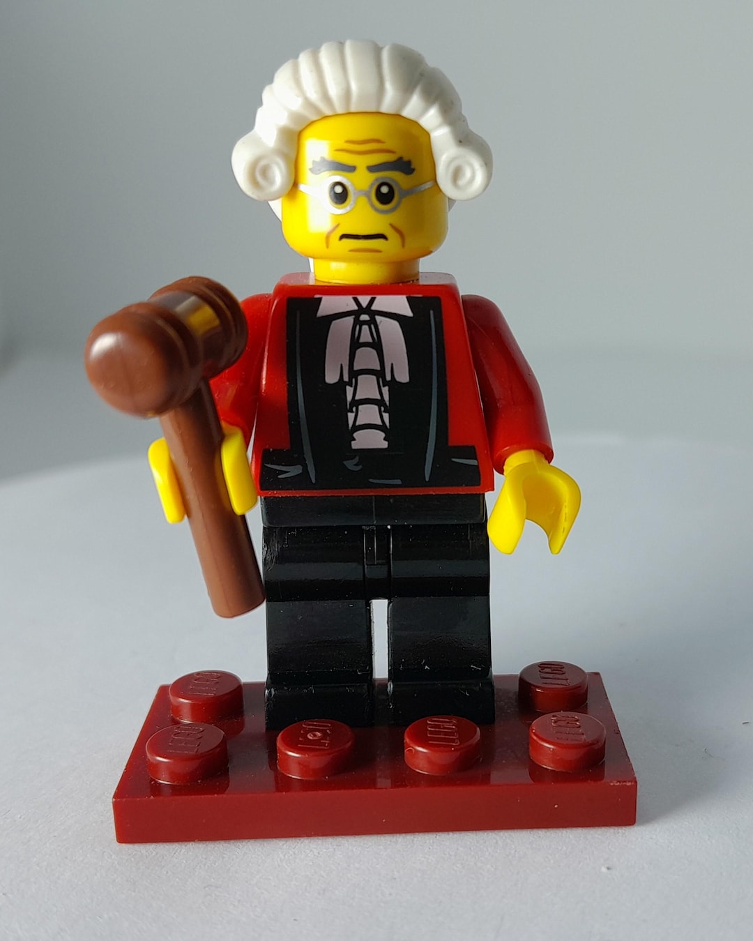 Judge Figure - Custom Built From Genuine Lego - Etsy