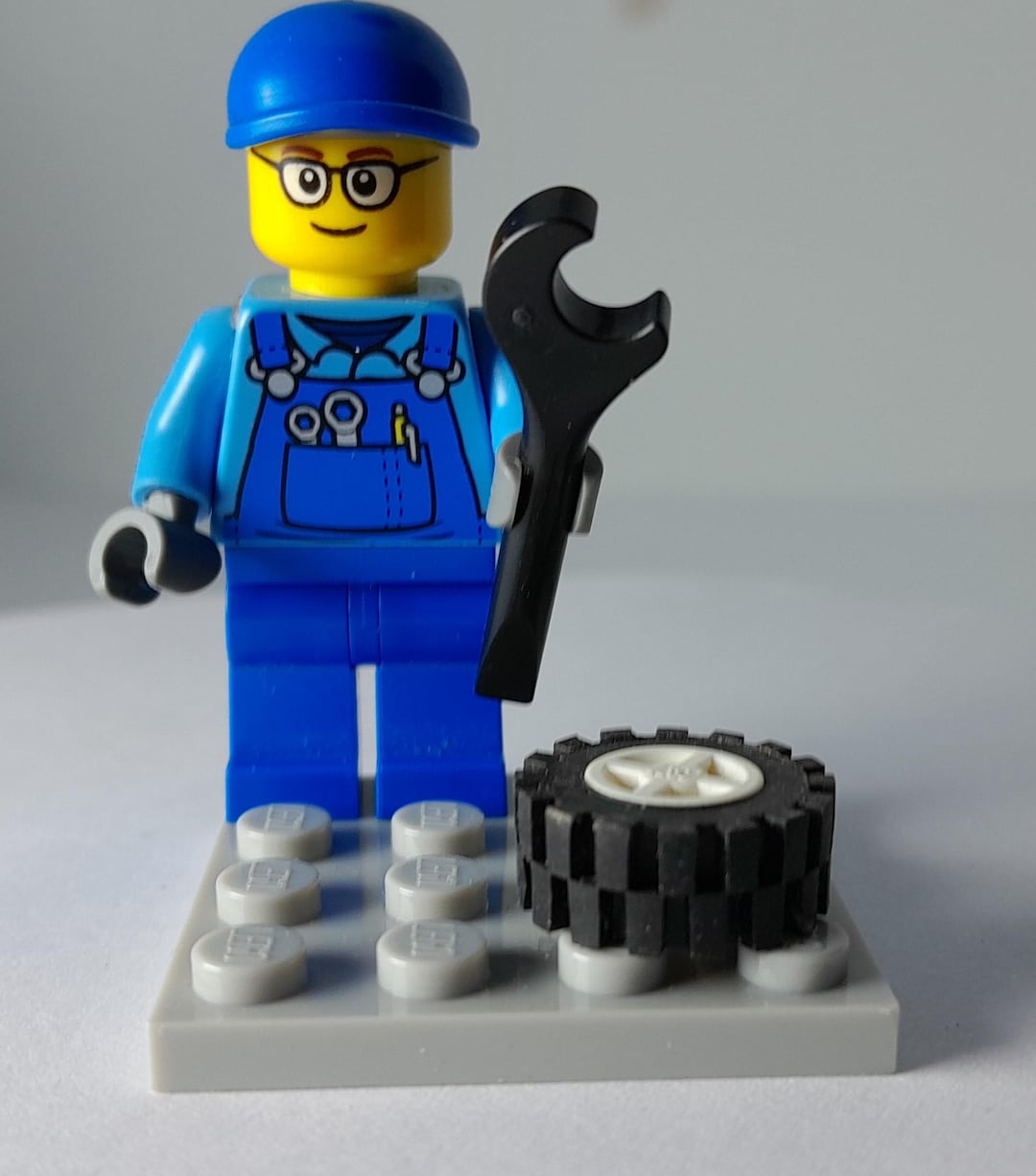 Car Repairs, Motor Mechanic Figure - Custom Built From Genuine Lego - Etsy