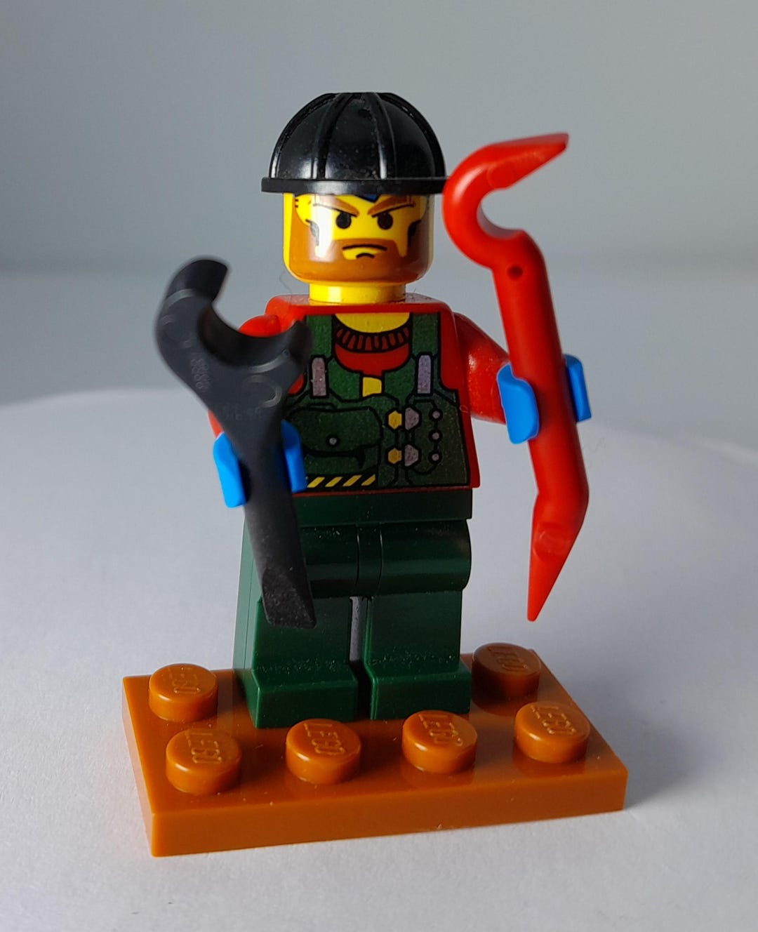 Plumber Figure - Custom Built From Genuine Lego. - Etsy