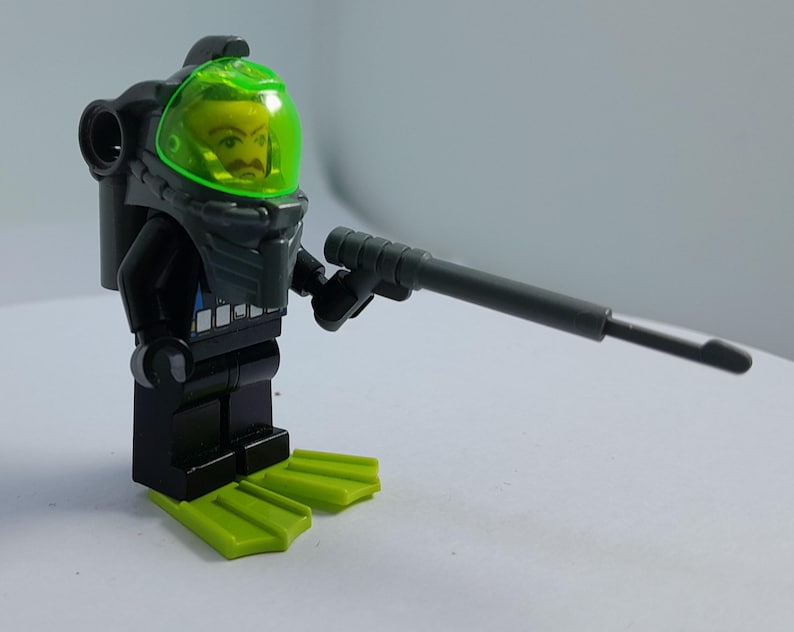 Deep Sea Diver Figure - Custom Built From Genuine Lego - Etsy